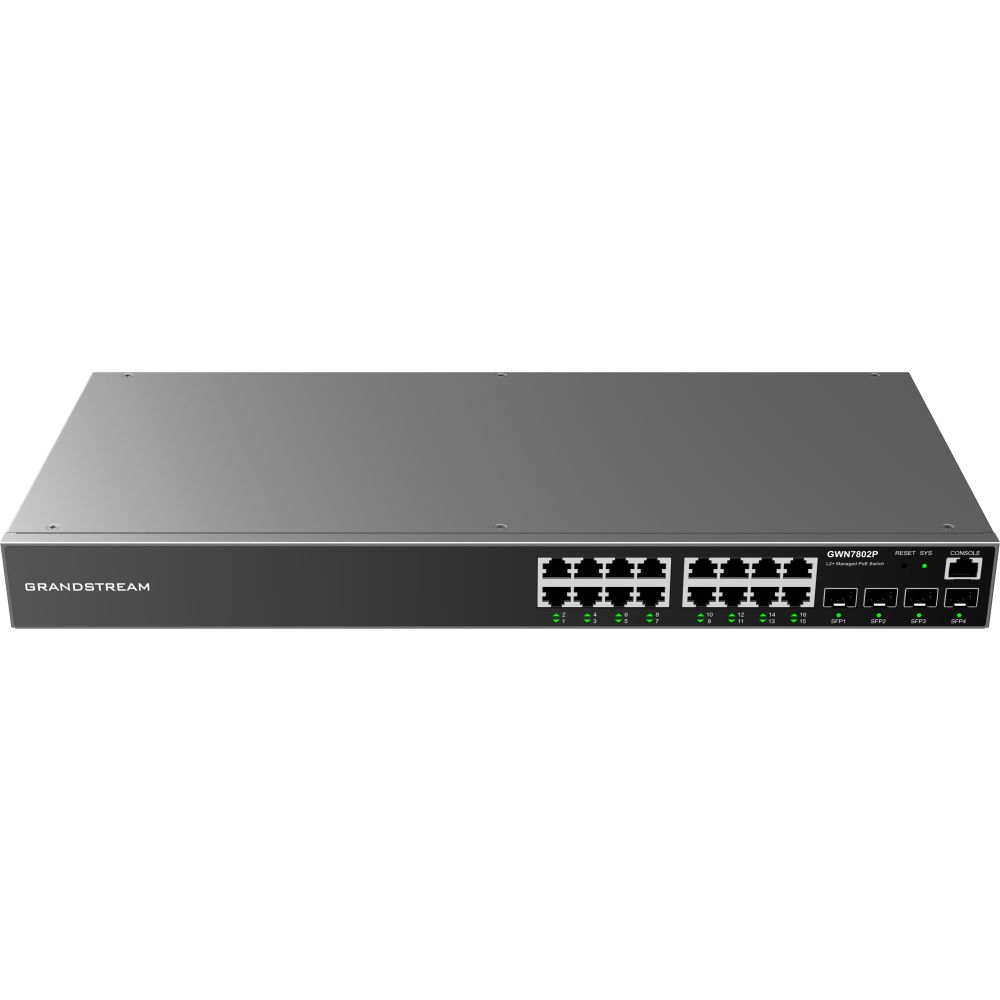 Grandstream GWN7803P Enterprise Layer 2+ Managed PoE Network Switch ...